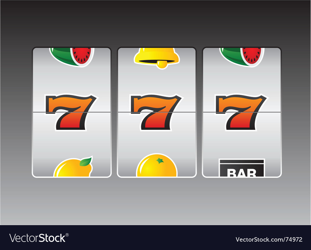 Slot machine Royalty Free Vector Image - VectorStock
