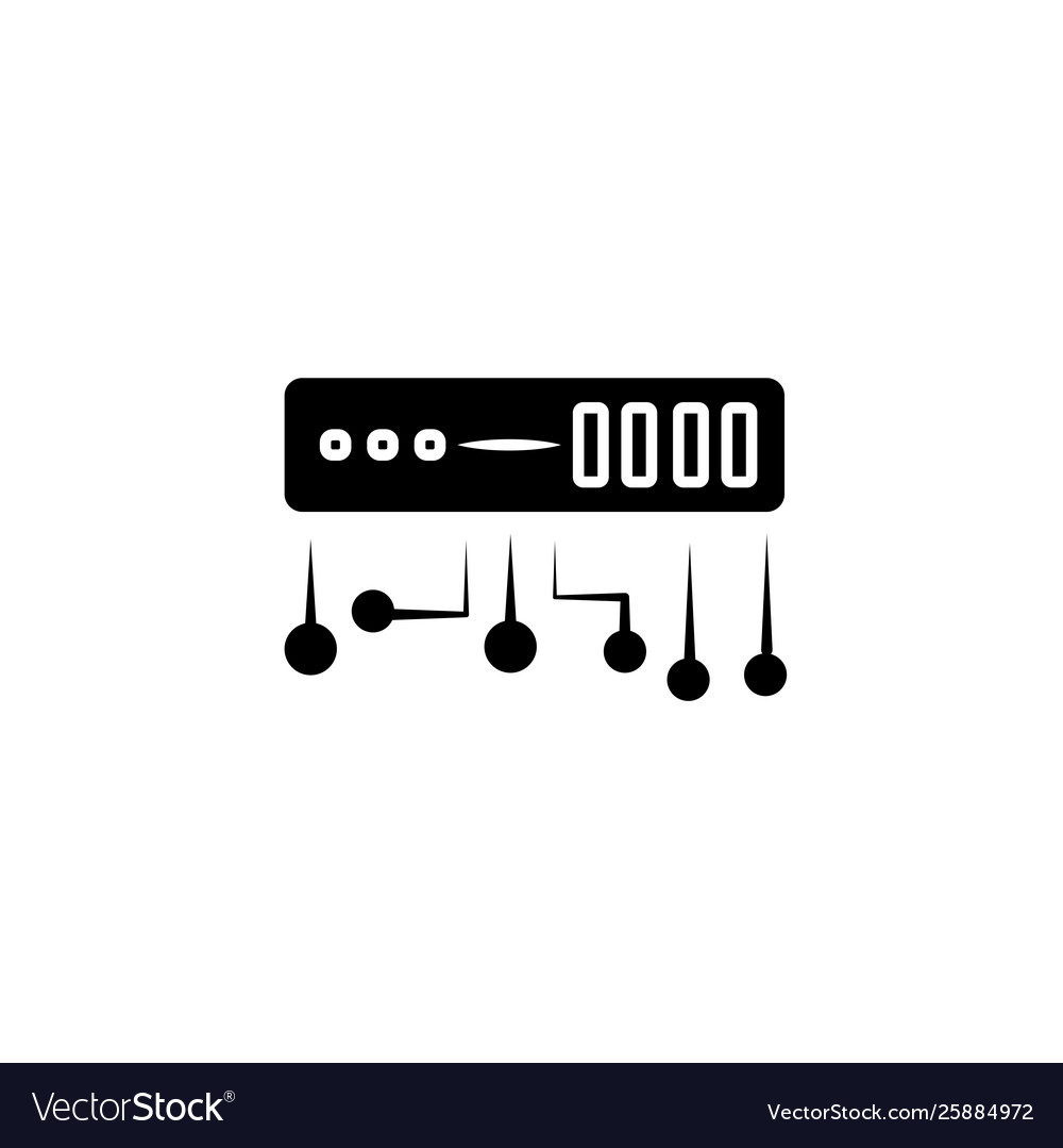 Web gateway icon trendy flat gateway icon Vector Image