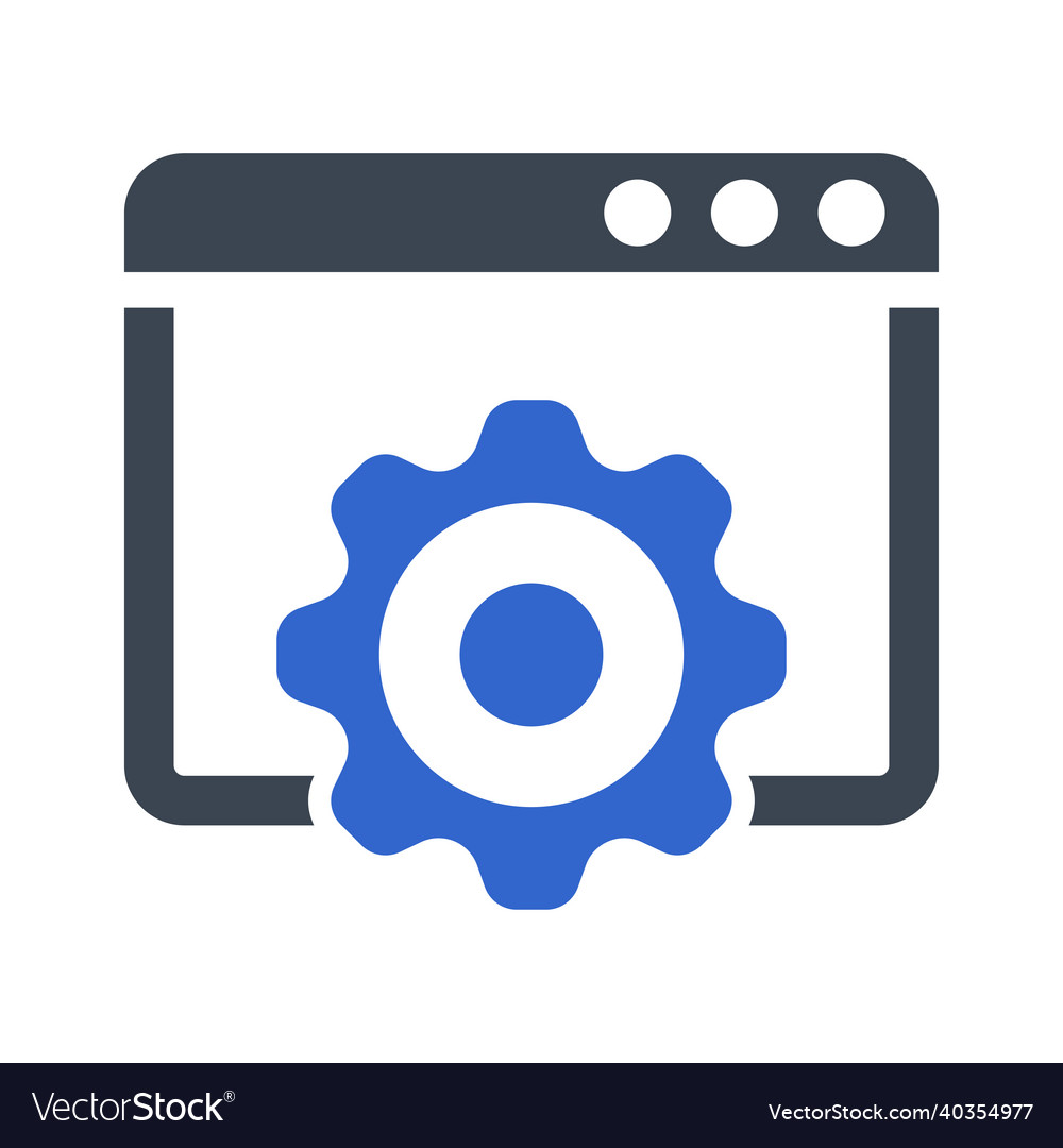 Web optimization icon Royalty Free Vector Image