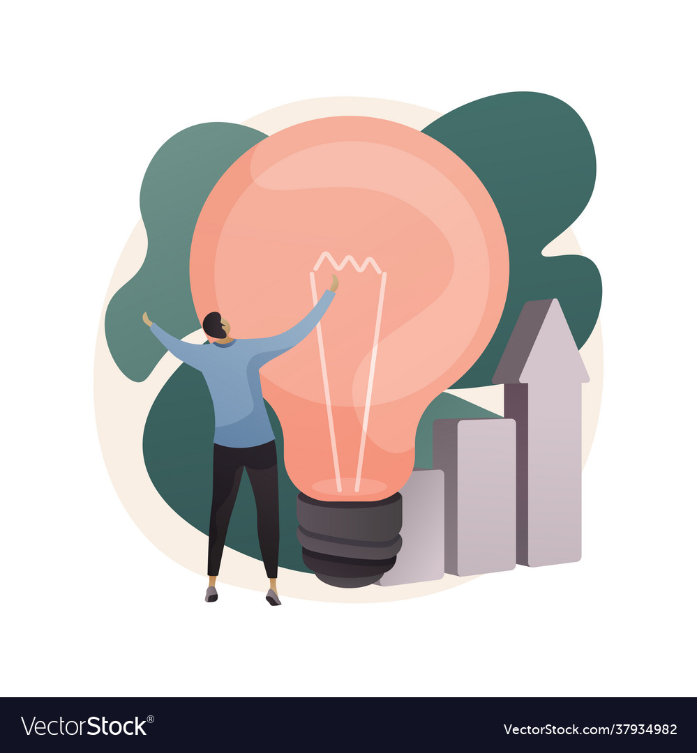 Creative idea abstract concept Royalty Free Vector Image