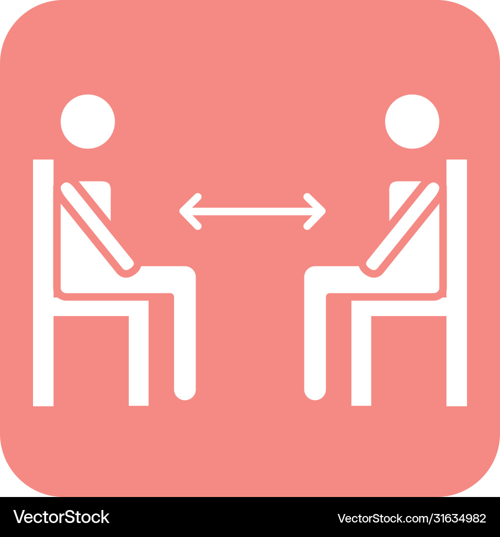 Figures humans in chairs with arrows social Vector Image