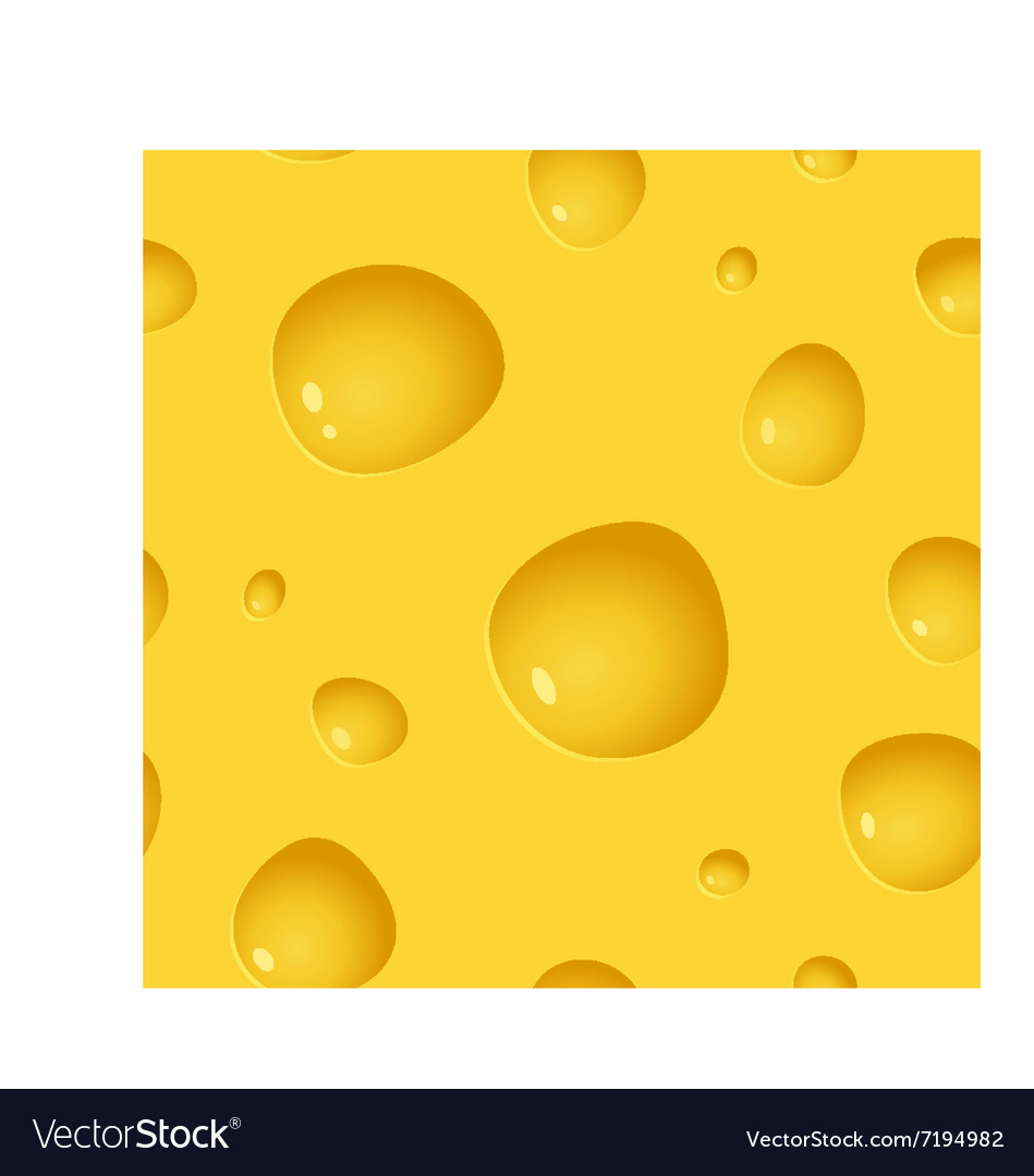 Seamless cheese pattern Royalty Free Vector Image