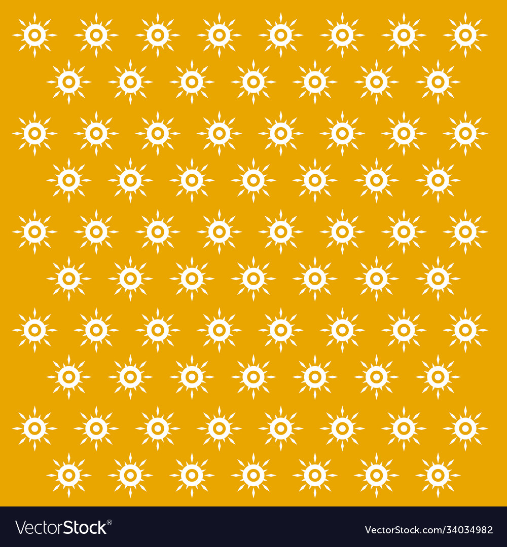 Seamless pattern with sun symbol Royalty Free Vector Image