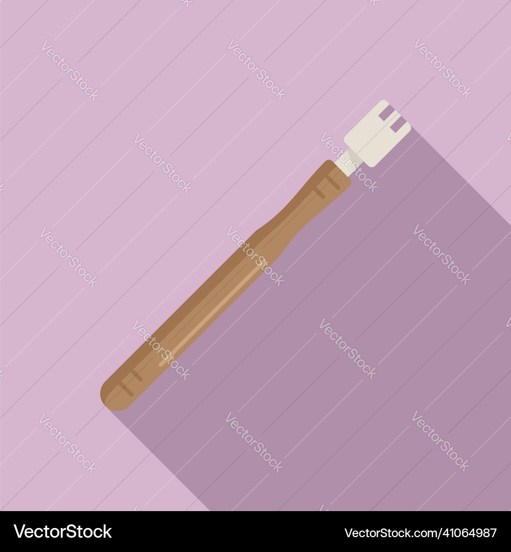 Calligraphy nib icon flat ink signature Royalty Free Vector