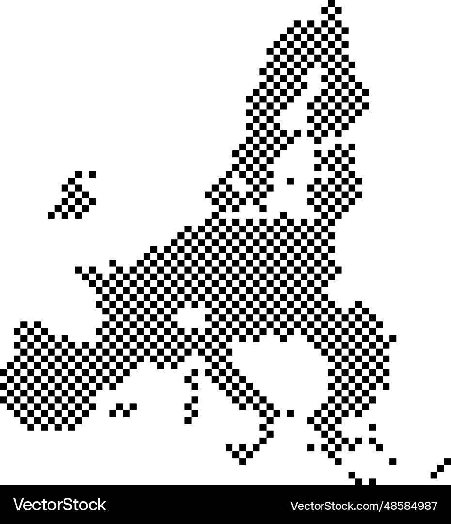 European union countries map country from Vector Image