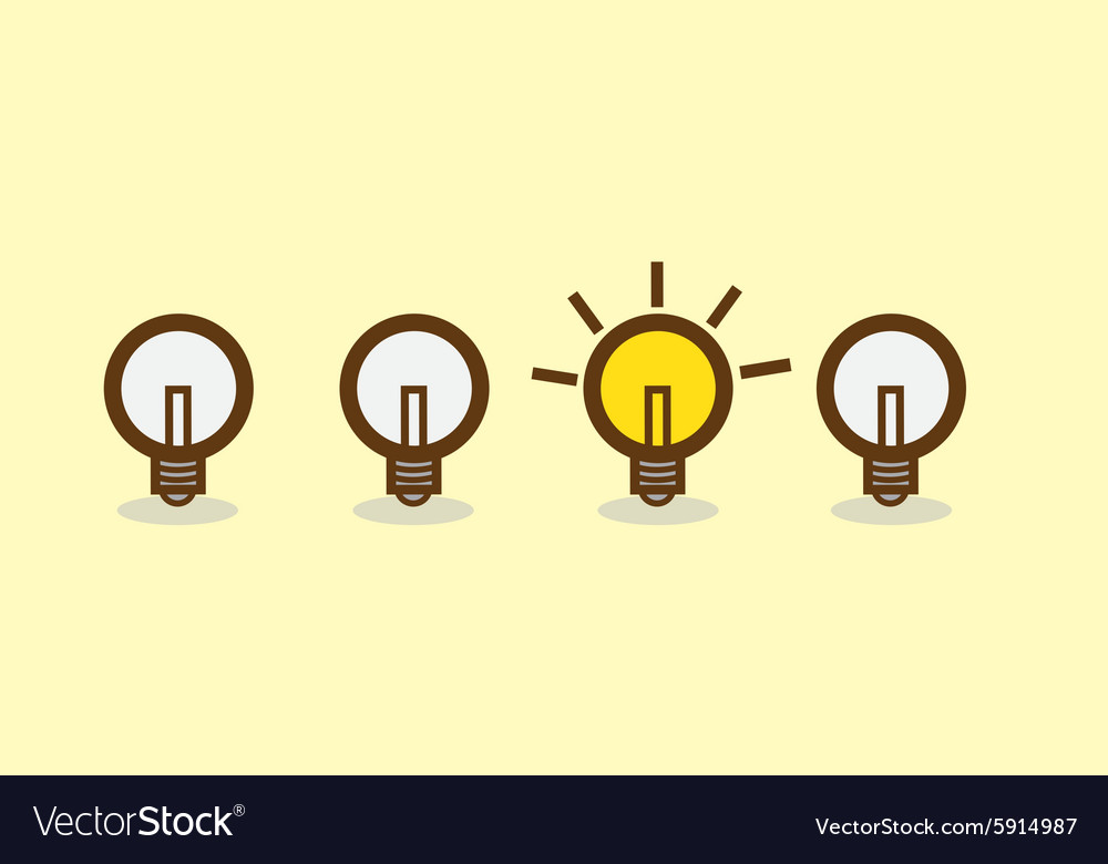 Idea concept Royalty Free Vector Image - VectorStock