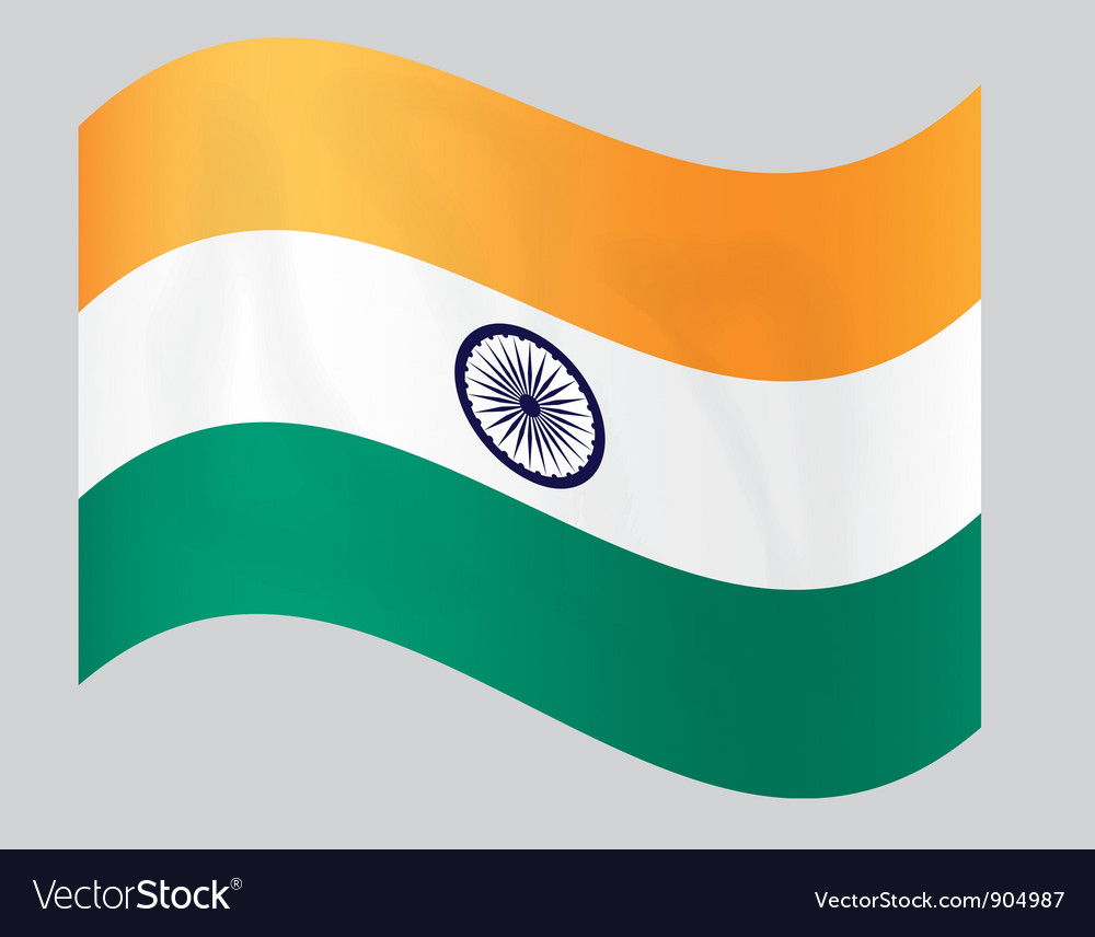 Indiaflag4 Royalty Free Vector Image - VectorStock