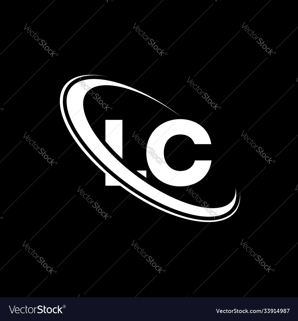 Lc logo l c design white letter lcl Royalty Free Vector Lc logo l c design white letter lcl Royalty Free Vector