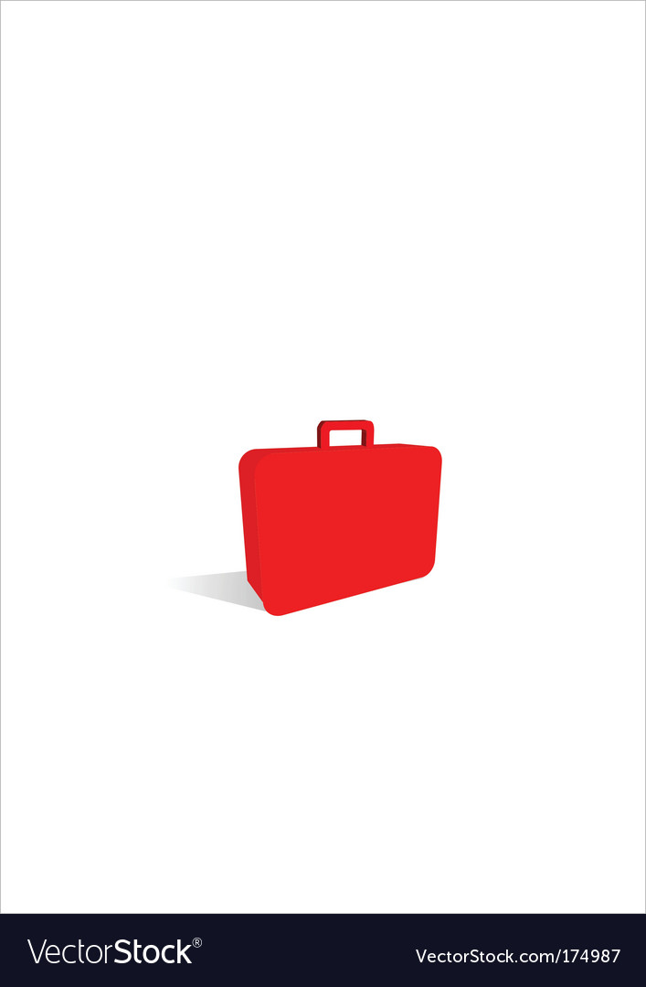 Suitcase icon Royalty Free Vector Image - VectorStock