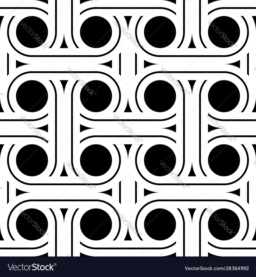 Design seamless interlaced pattern Royalty Free Vector Image