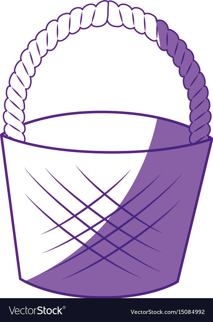 Empty easter basket Royalty Free Vector Image - VectorStock