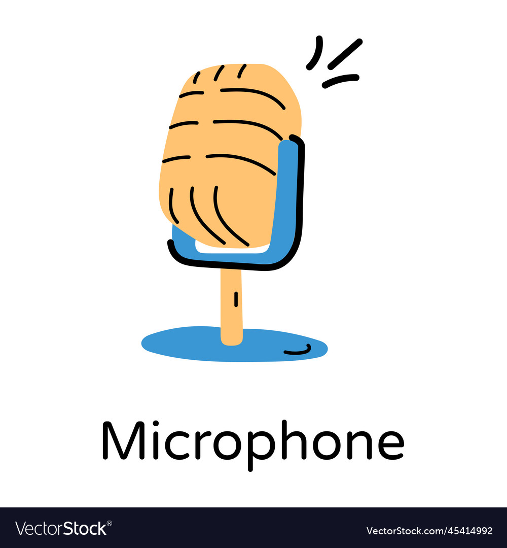 Microphone Royalty Free Vector Image - VectorStock