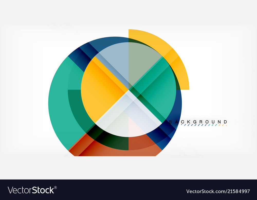Circle abstract background Royalty Free Vector Image