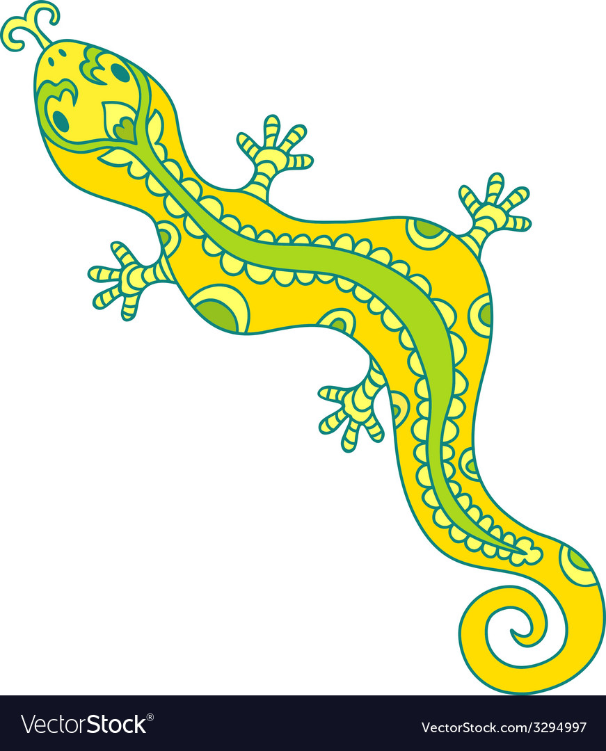 Lizard pattern Royalty Free Vector Image - VectorStock