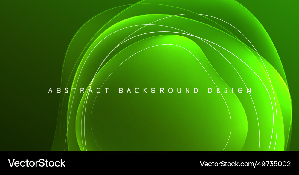 Colorful transparent flowing fluid shapes Vector Image