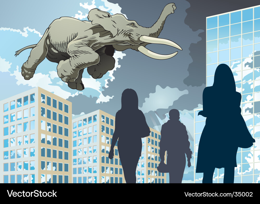 Elephant Royalty Free Vector Image - VectorStock