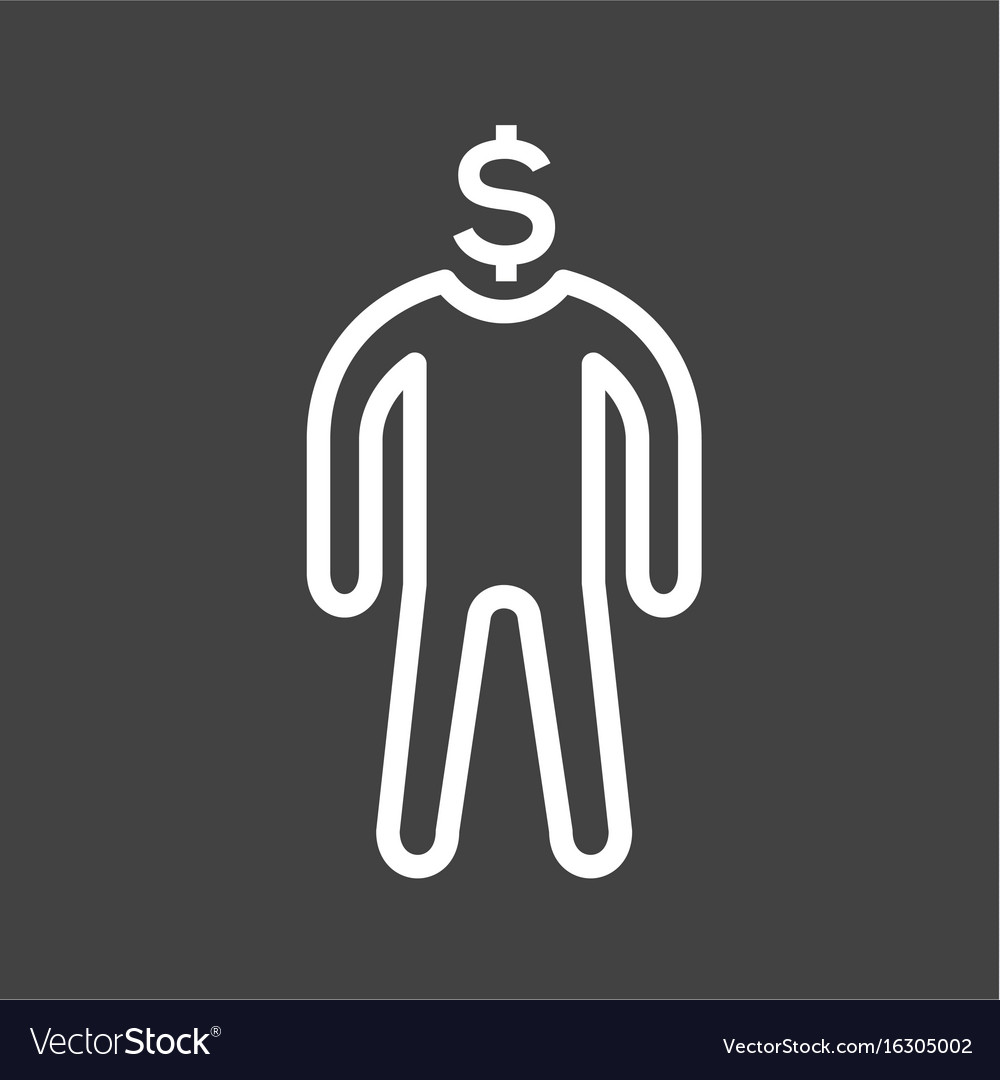 Money oriented Royalty Free Vector Image - VectorStock