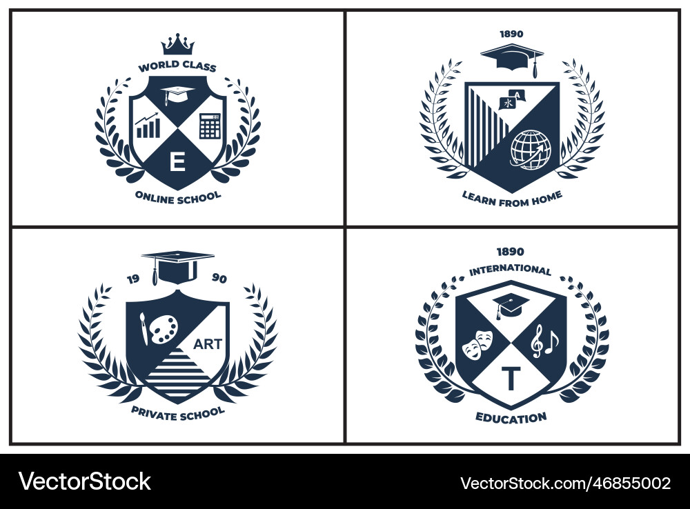 Online school world class international education Vector Image
