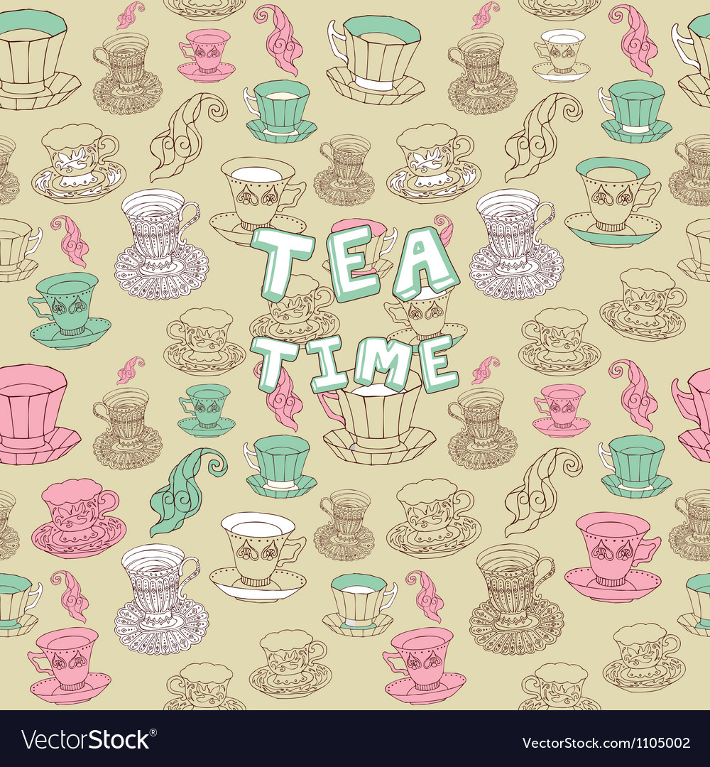 Vintage hand drawn pattern Royalty Free Vector Image Vintage hand drawn pattern Royalty Free Vector Image
