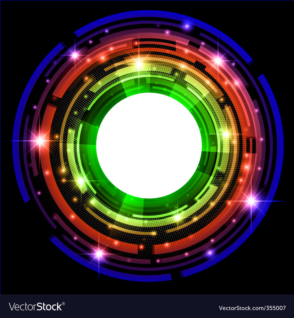 Round frame Royalty Free Vector Image - VectorStock