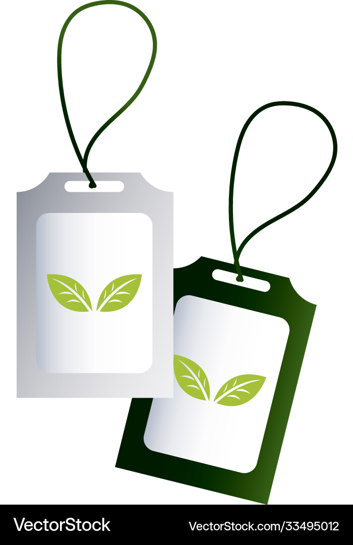 Brand labels with corporate designs Royalty Free Vector