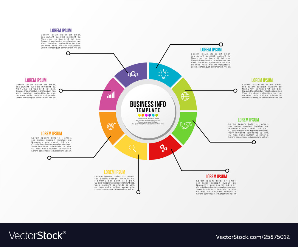 Infographic design template with options steps Vector Image