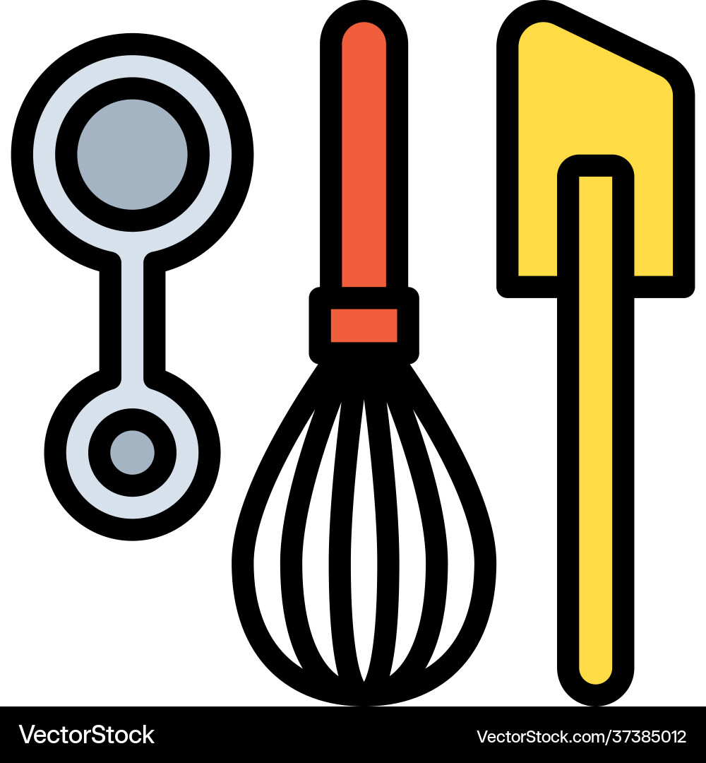 Kitchen utensil icon bakery and baking related Vector Image