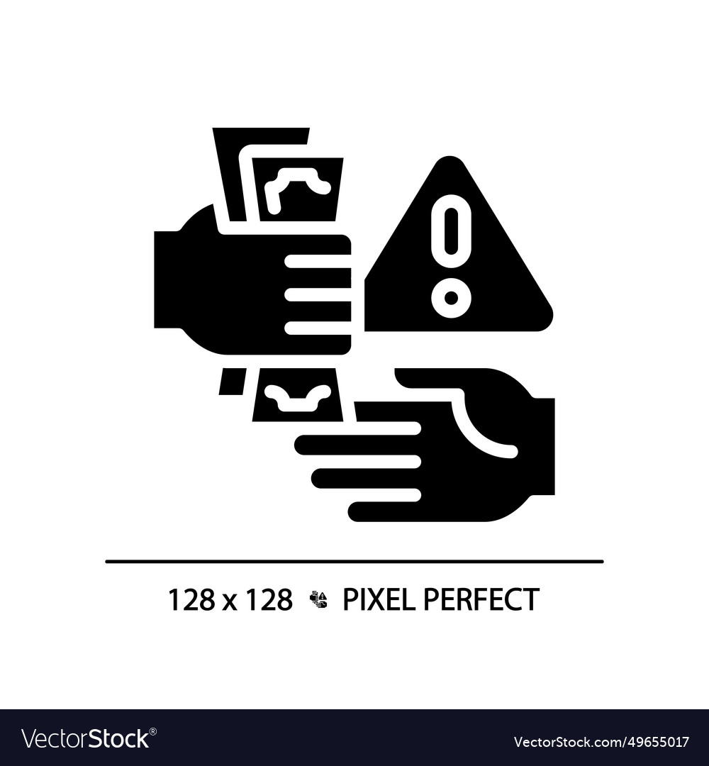 2d pixel perfect simple glyph style corruption Vector Image 2d pixel perfect simple glyph style corruption Vector Image