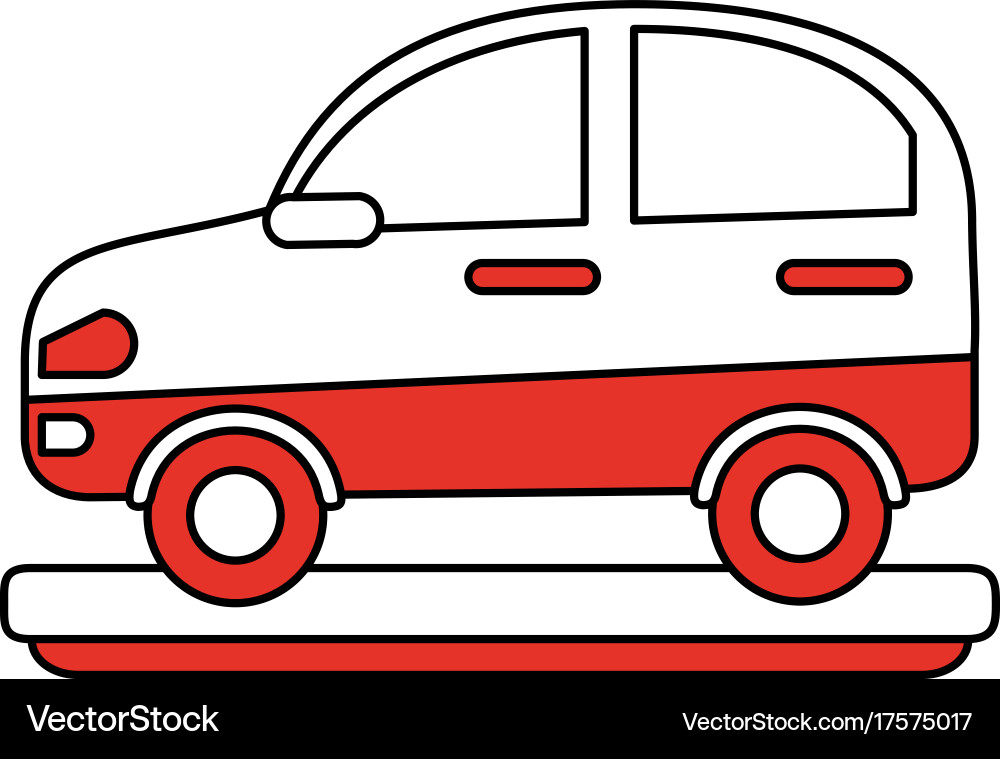 Car transport vehicle Royalty Free Vector Image