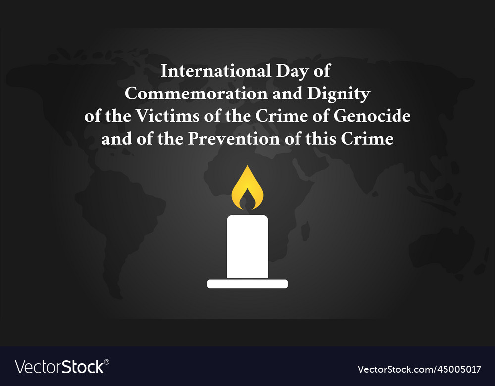 International day of commemoration and dignity Vector Image International day of commemoration and dignity Vector Image
