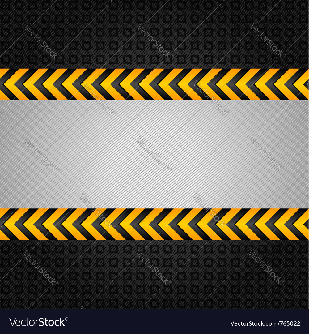 Construction warning background Royalty Free Vector Image