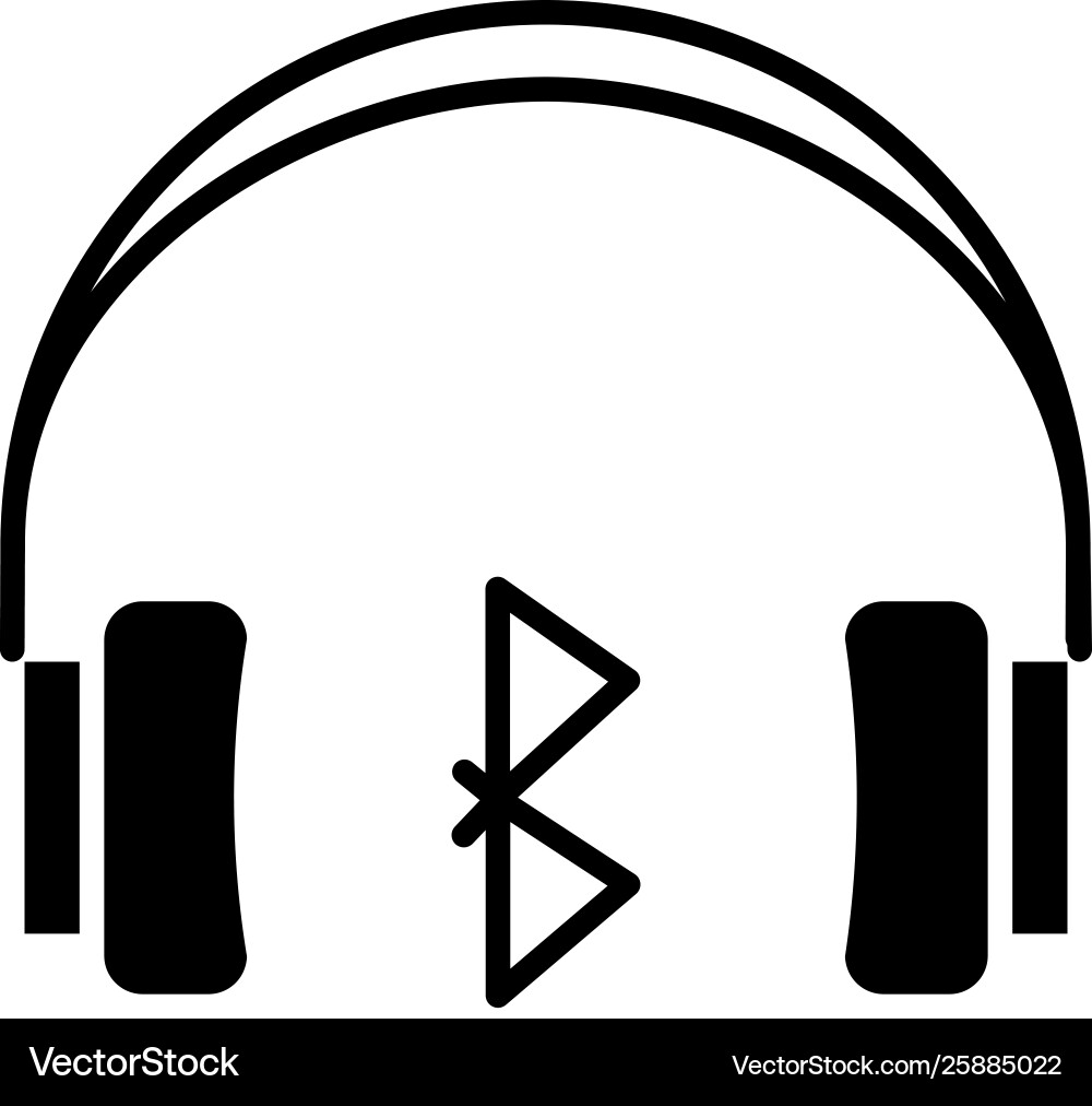 Headphone sketch hand draw bluetooth earphone Vector Image