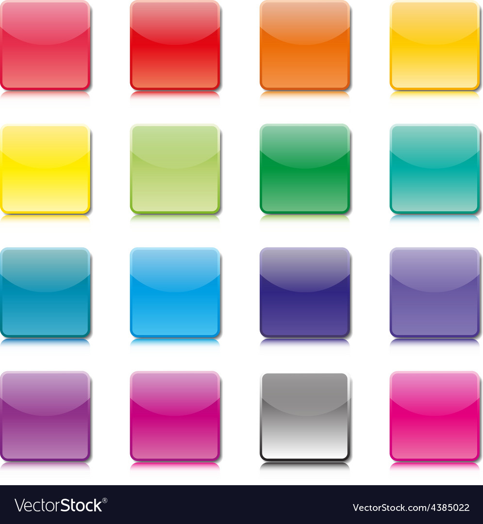 Set of templates color icons Royalty Free Vector Image