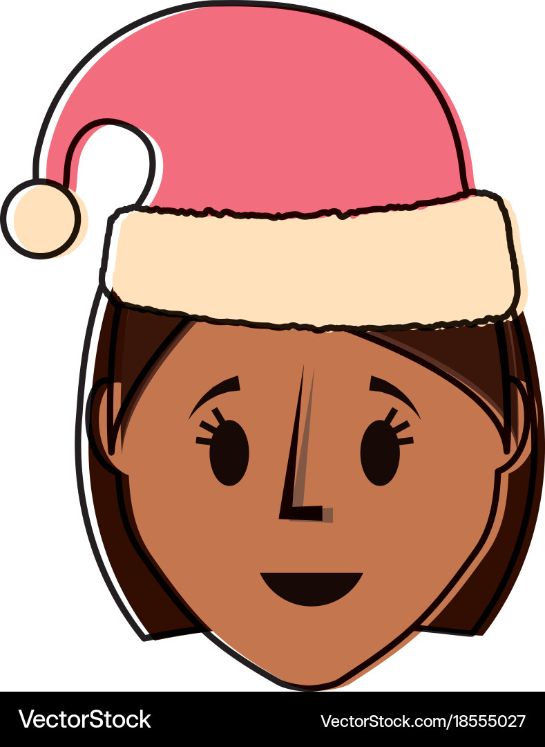 Christmas hat design Royalty Free Vector Image