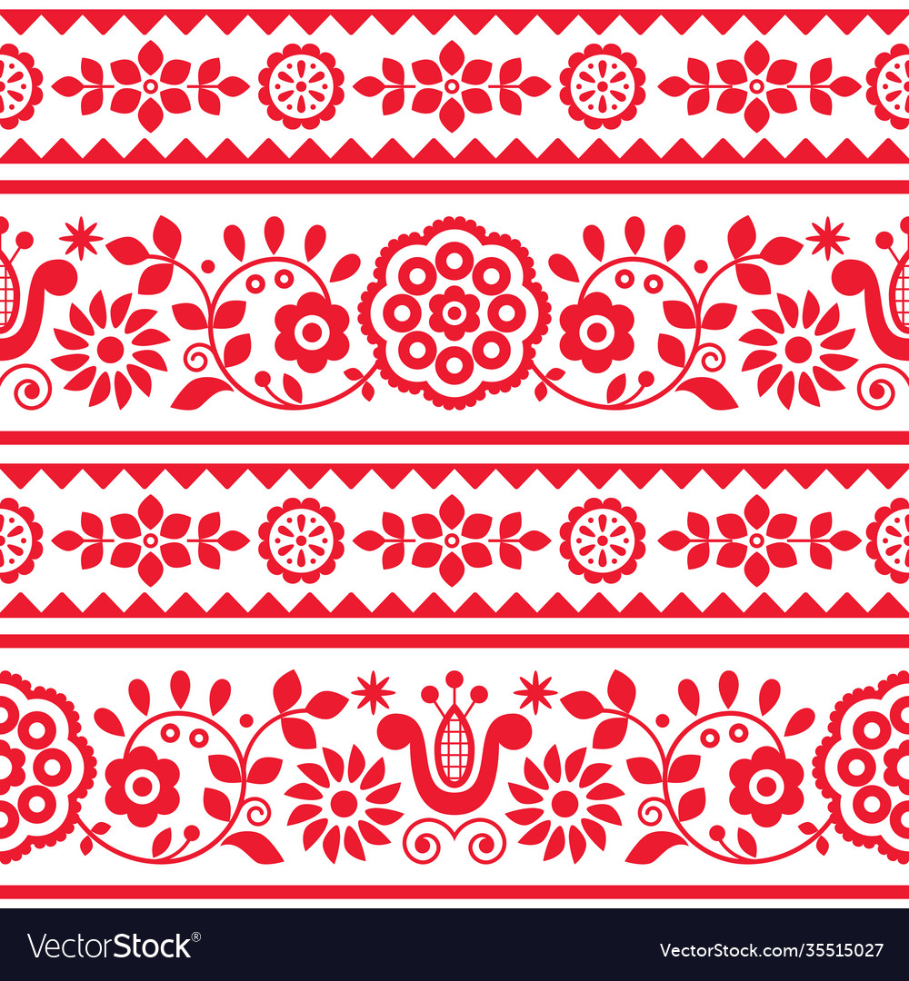 Polish traditional seamless pattern Royalty Free Vector Polish traditional seamless pattern Royalty Free Vector
