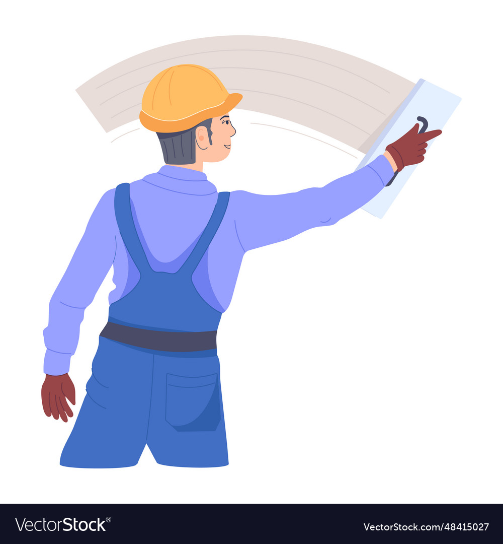 Wall plaster Royalty Free Vector Image - VectorStock