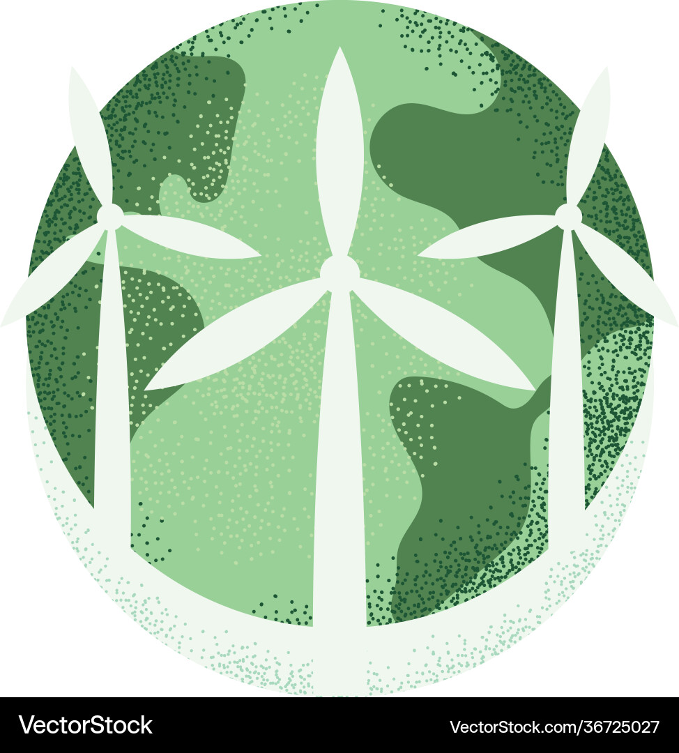 World energy sustainable Royalty Free Vector Image