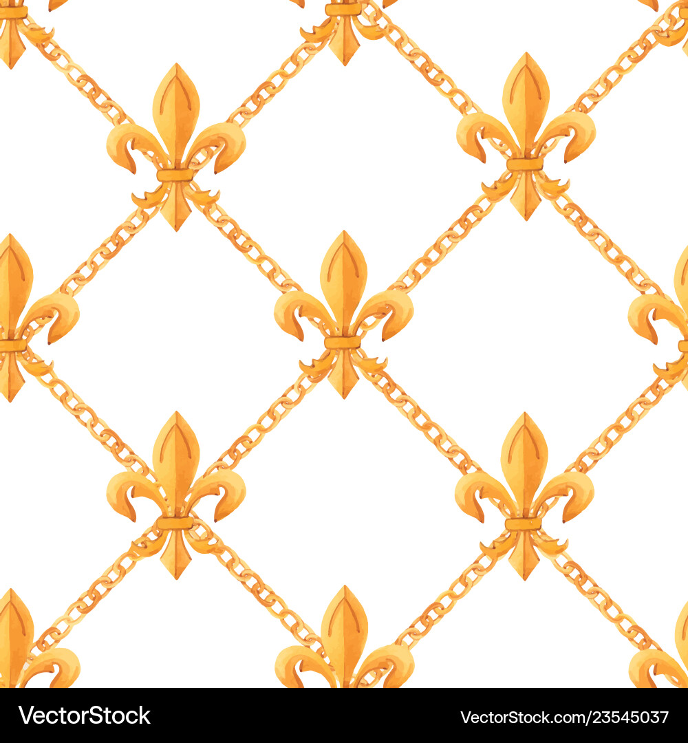 Golden baroque rich luxury pattern Royalty Free Vector Image