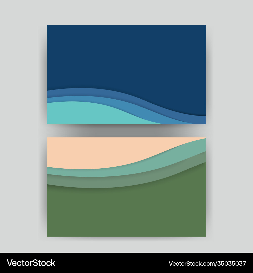 Paper cut background abstract realistic papercut Vector Image