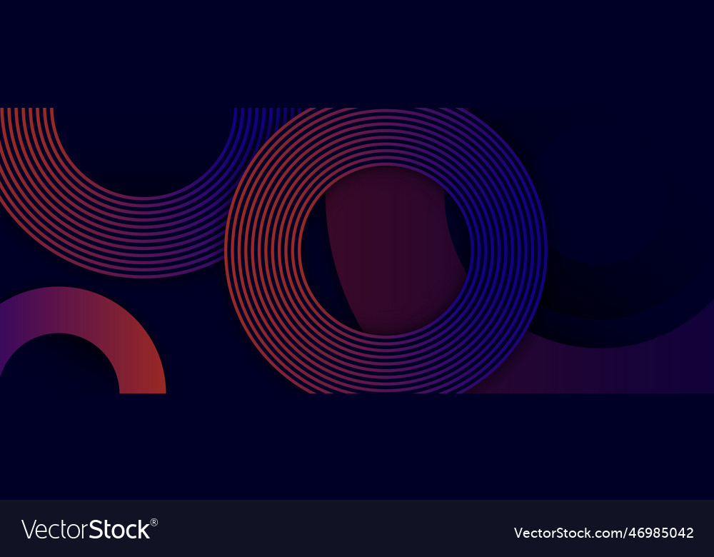Abstract gradient circle shape background Vector Image