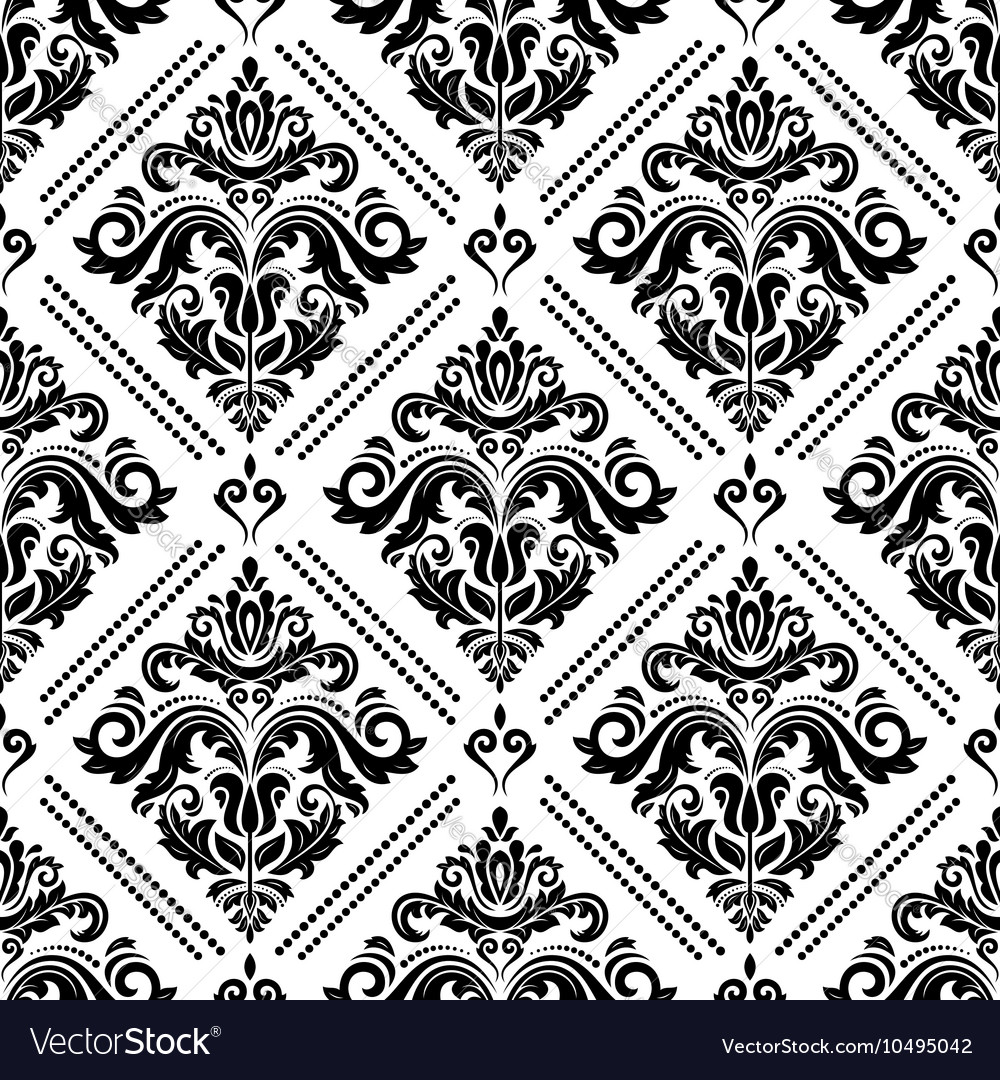 Seamless baroque pattern Royalty Free Vector Image