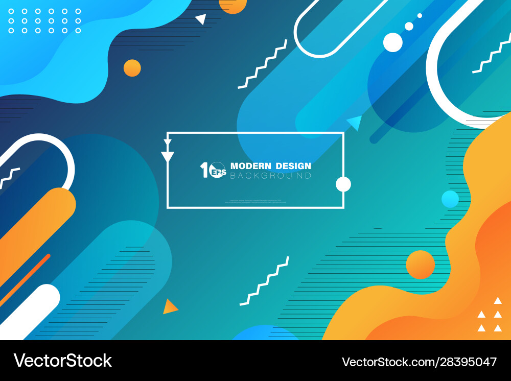 Abstract colorful contrast design Royalty Free Vector Image