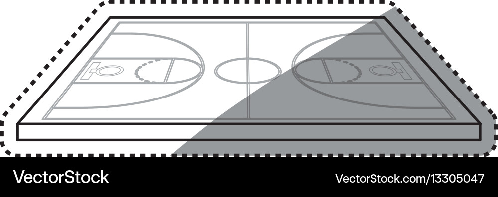 Basketball sport game Royalty Free Vector Image