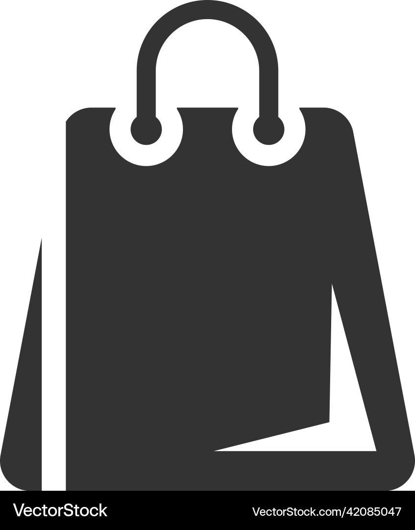 Beautifully designed shopping bag icon Royalty Free Vector