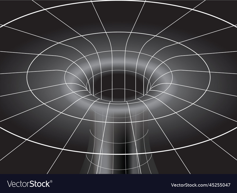 Black hole in space Royalty Free Vector Image - VectorStock