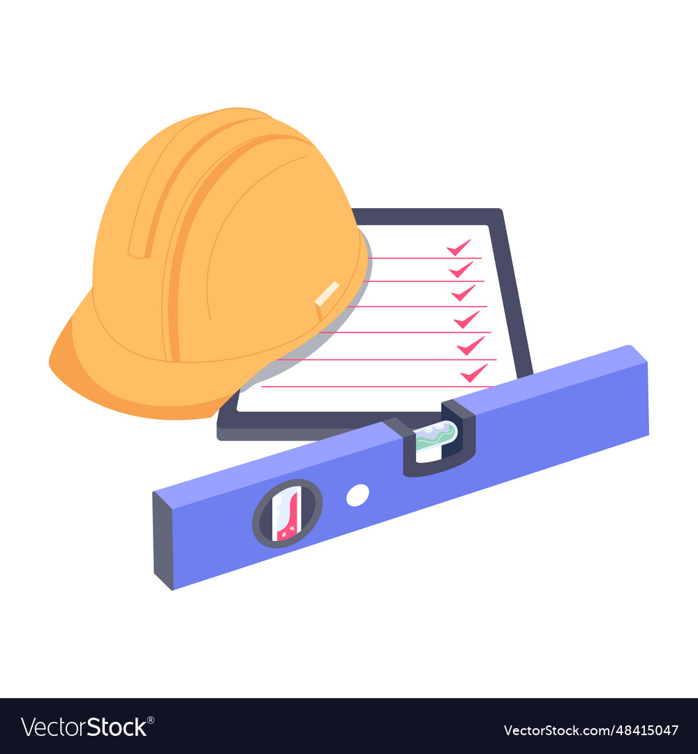 Construction tasks Royalty Free Vector Image - VectorStock
