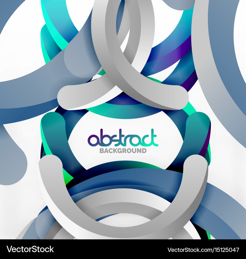 Modern 3d geometrical style background arch Vector Image