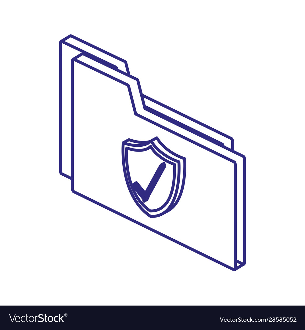 File security system design Royalty Free Vector Image