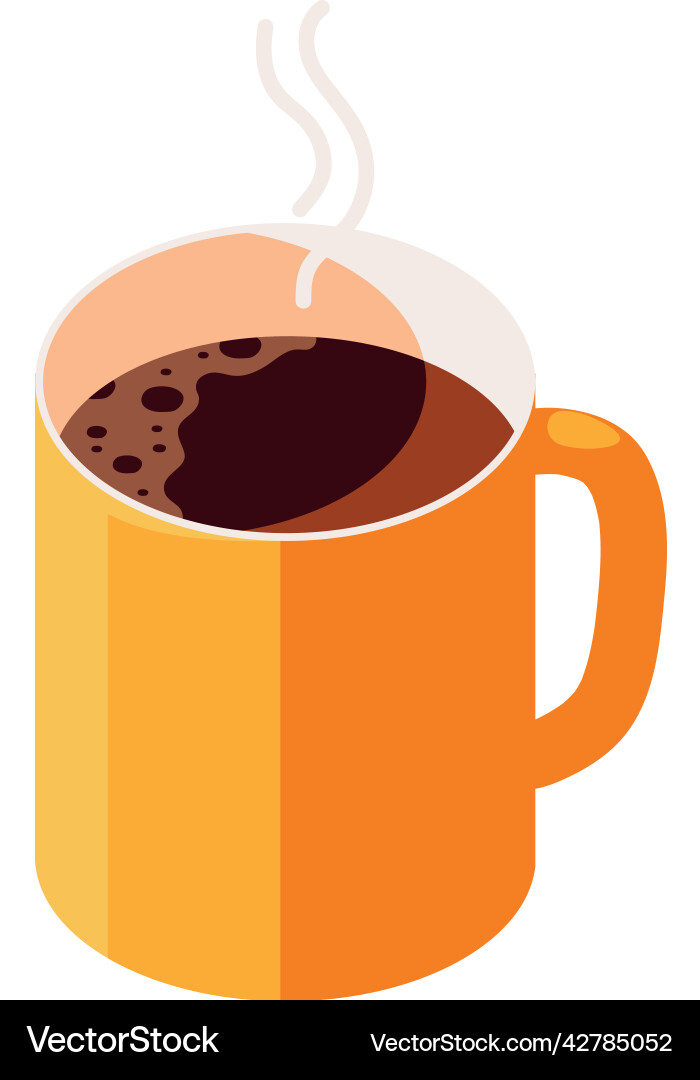 Mug of coffee Royalty Free Vector Image - VectorStock