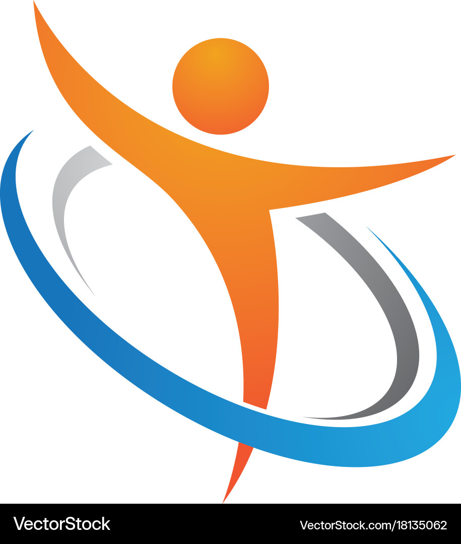 Healthy life logo icon Royalty Free Vector Image